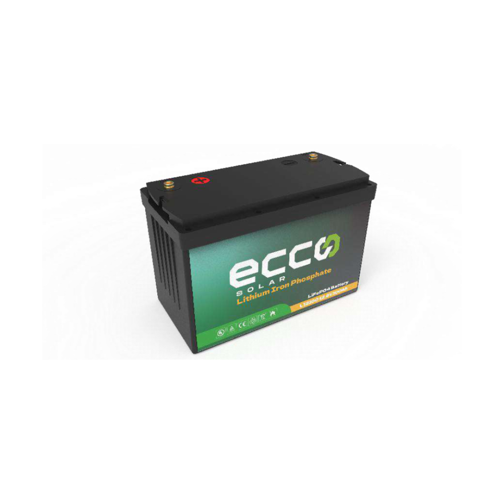 Ecco Solar 1.2 kWh 12V 100Ah LV Lithium Battery – Solaress