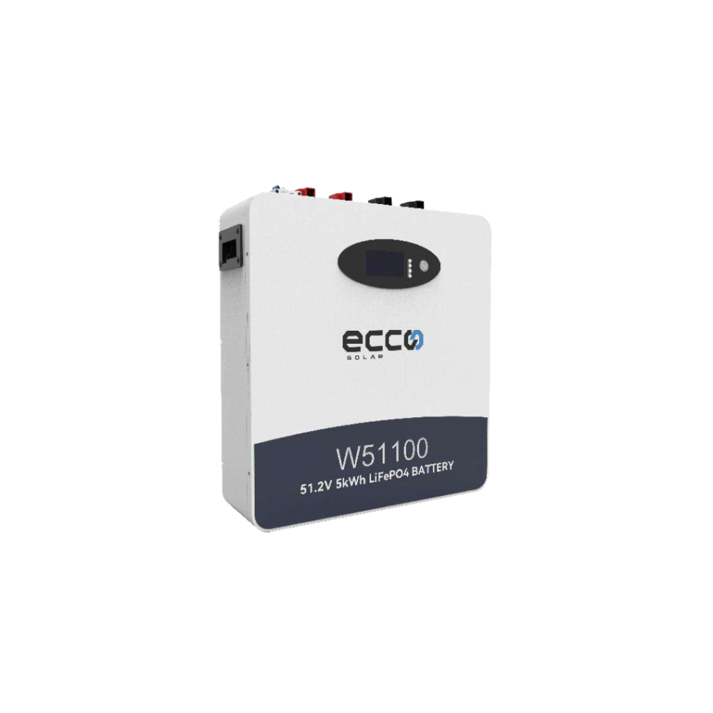 Ecco Solar 5.12 kWh 51.2V 100Ah LV Lithium Battery – Solaress